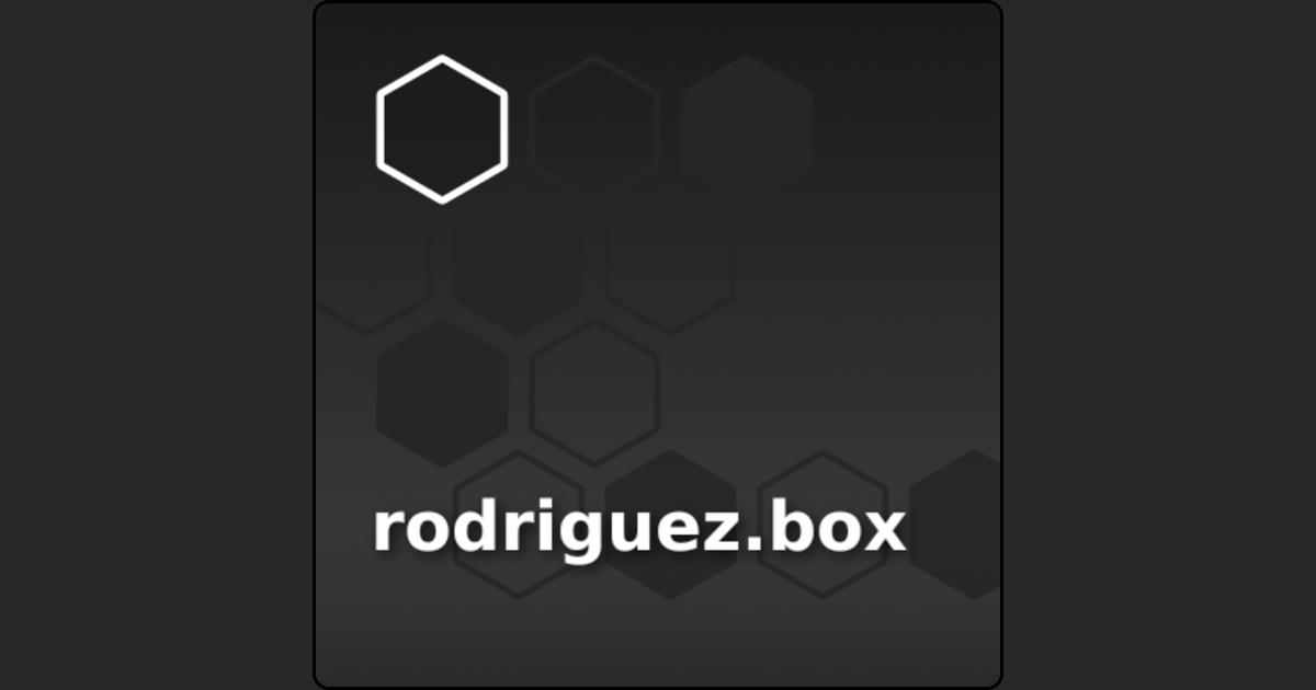 rodriguez.box - Profile | .box
